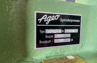 AGEO - SP 16 / 410 Press used | Mach4Metal