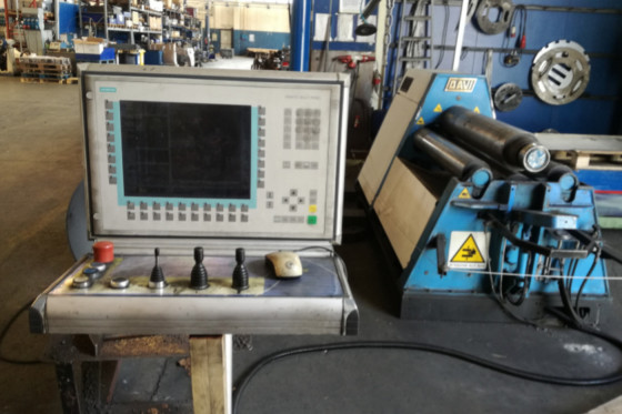 DAVI - MCB 1222 4 roll plate bender used | Mach4Metal