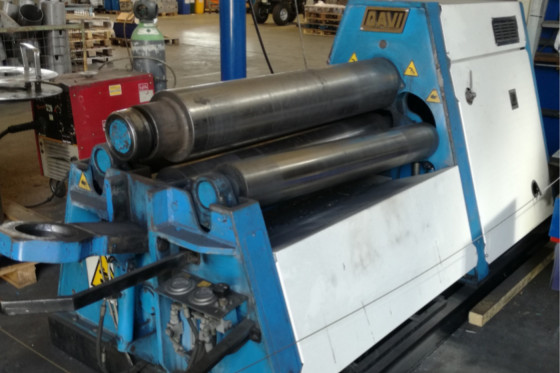 DAVI - MCB 1222 4 roll plate bender used | Mach4Metal