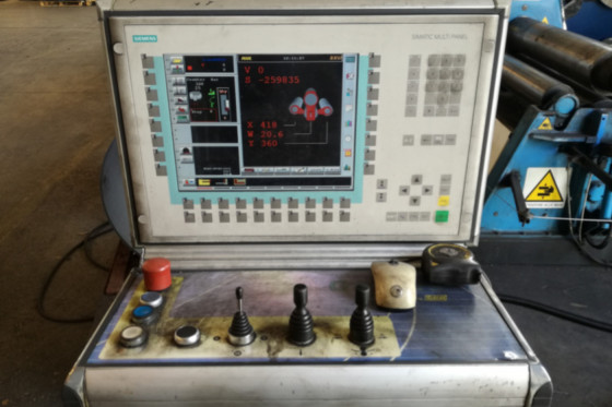 DAVI - MCB 1222 4 roll plate bender used | Mach4Metal