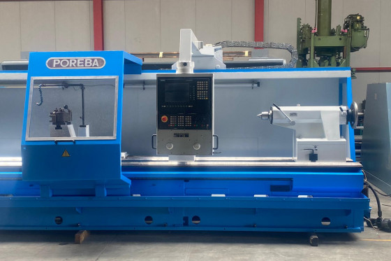 POREBA - TRP 110 MN x 4000 Hollow spindle lathe used | Mach4Metal
