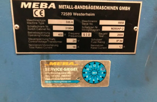 MEBA - 335 A Band saw used | Mach4Metal