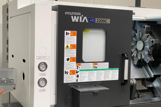 HYUNDAI - HD 2200 CNC lathe used | Mach4Metal