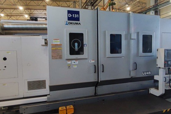 Okuma - LU 45 CNC lathe used | Mach4Metal