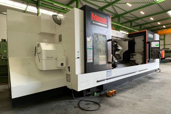 MAZAK - Quick Turn NEXUS 450 MY CNC Lathe with y-axis used | Mach4Metal