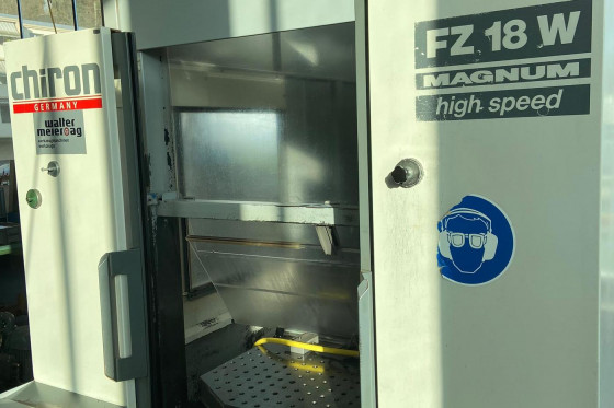CHIRON - FZ 18 W MAGNUM high speed 3-axis CNC machine (VMC) used ...