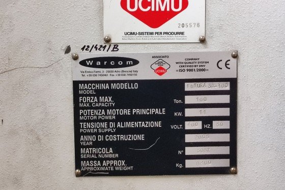 Warcom - FUTURA 30 - 100 Pressbrake used | Mach4Metal