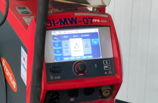 TPS 500 I + WF 25 i Welding machine used | Mach4Metal