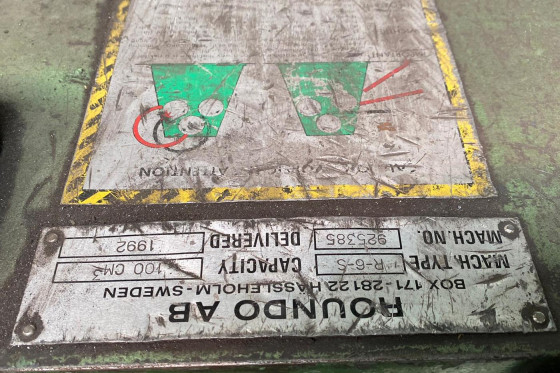 ROUNDO - R-6-S Profile bending machine used | Mach4Metal