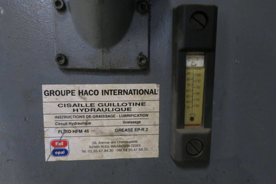 HACO - HSLX 4013 Guillotine used | Mach4Metal