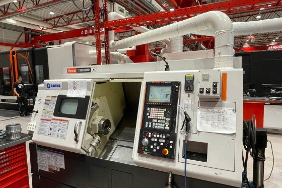 MAZAK - QT NEXUS 200 MY CNC Lathe with y-axis used | Mach4Metal