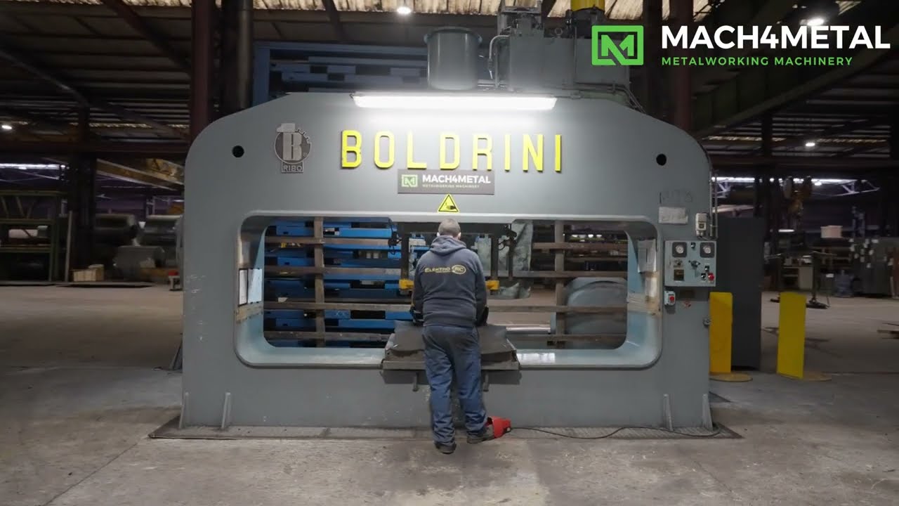 BOLDRINI - PAO 165 x 3500 Flanging and dishing machine used | Mach4Metal
