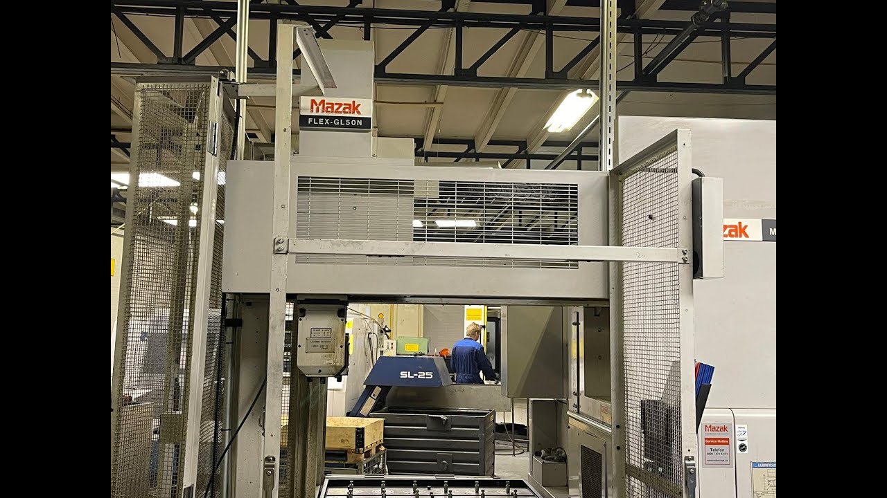 MAZAK - Multiplex 620 MARK II with Gantry loader CNC Draaibank met C-As ...