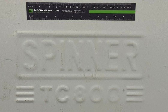 SPINNER - TC 800 MC CNC Lathe with c-axis used | Mach4Metal