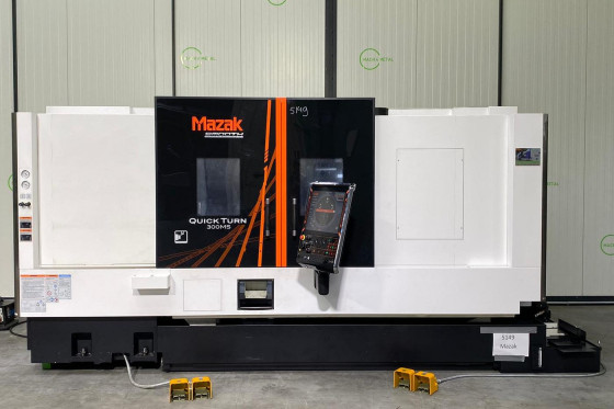 MAZAK - Quick Turn 300 MS CNC Lathe with c-axis used | Mach4Metal