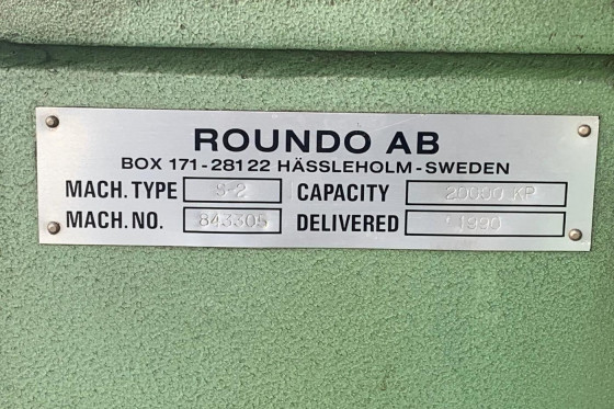 ROUNDO - S-2 Flanging and dishing machine used | Mach4Metal
