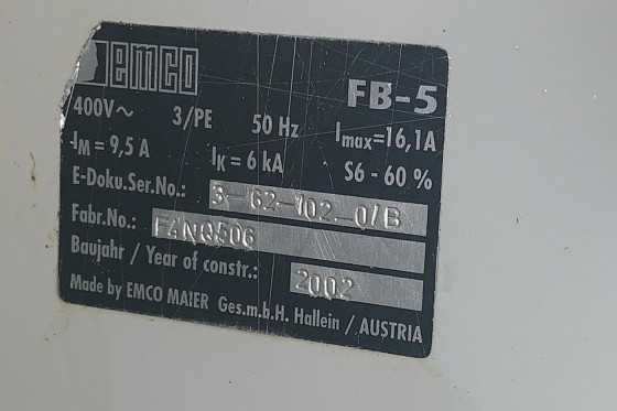 EMCO - FB-5 Milling machine used | Mach4Metal