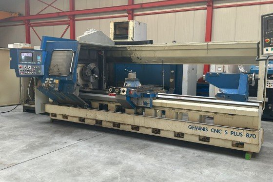 GEMINIS - CNC 5 Plus 870 CNC lathe used | Mach4Metal