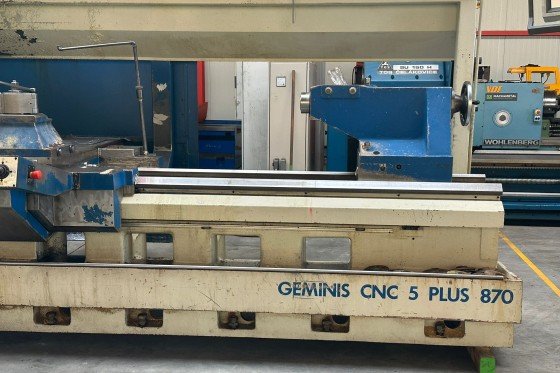 GEMINIS - CNC 5 Plus 870 CNC lathe used | Mach4Metal