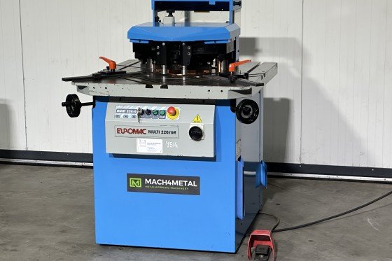 EUROMAC - Multi 220/6 V/A Notching machine used | Mach4Metal