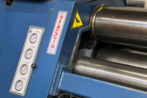 FACCIN - 4HEL 2626 4 roll plate bender used | Mach4Metal