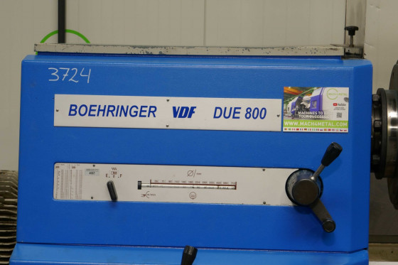 BOEHRINGER - DUE 800 x 1.000 Centre lathe used | Mach4Metal