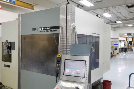DMU 80 P Hi Dyn 5-axis CNC machine (VMC) used | Mach4Metal