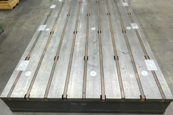 STOLLE - DFT T slotted bed plate used | Mach4Metal