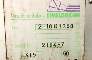 EIMELDINGEN - 2 - 10 D 1250 Rotary table used | Mach4Metal