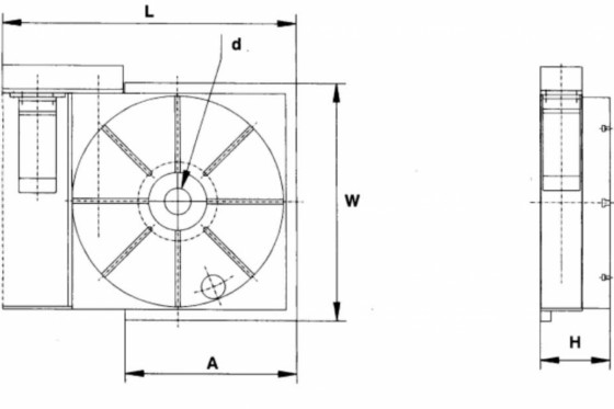 EIMELDINGEN - 2 - 10 D 1250 Rotary table used | Mach4Metal