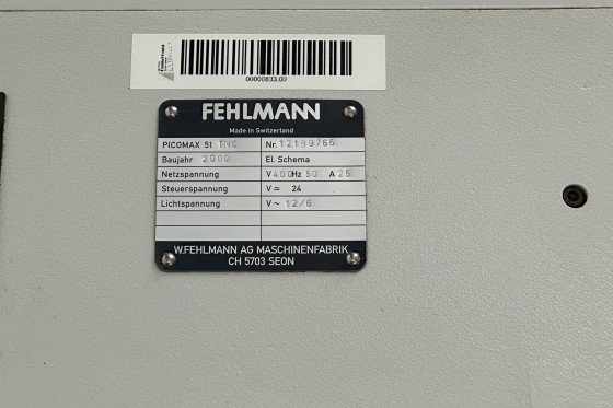 FEHLMANN - Picomax P51 TNC CNC milling machine used | Mach4Metal