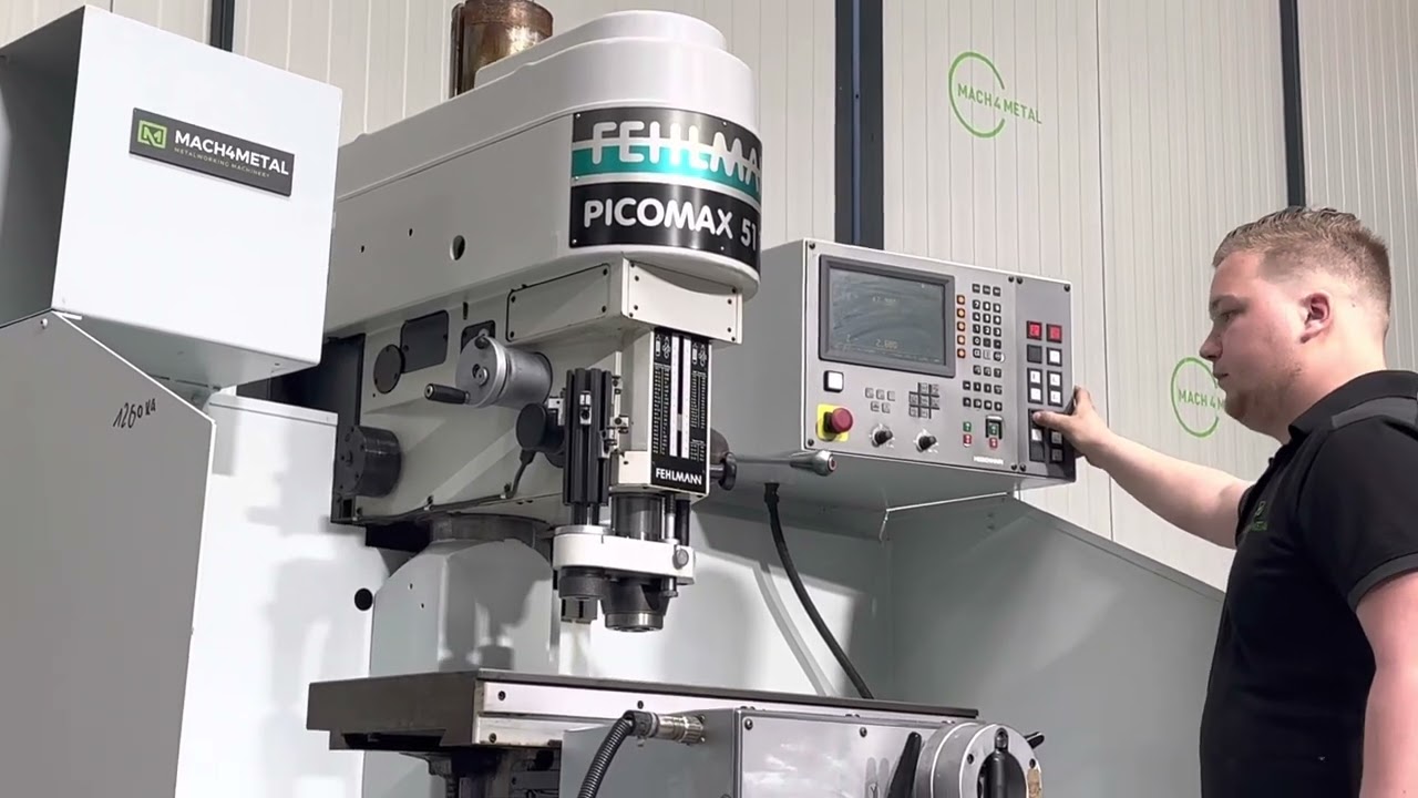 FEHLMANN - Picomax P51 TNC CNC freesmachine gebruikt | Mach4Metal