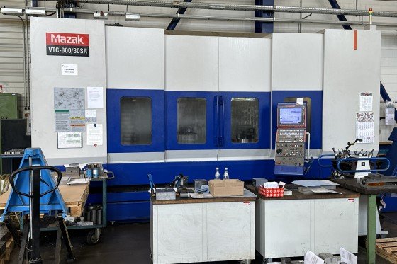 MAZAK - VTC 800/30SR 5-axis CNC machine (VMC) used | Mach4Metal