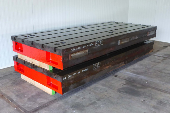 STOLLE - DFT T slotted bed plate used | Mach4Metal