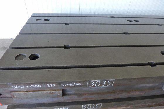 STOLLE - DFT T slotted bed plate used | Mach4Metal