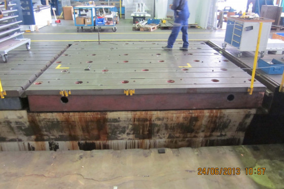 UNION T slotted bed plate used | Mach4Metal