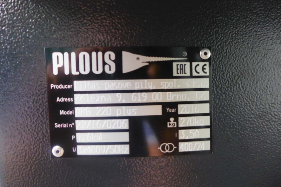 PILOUS - ARG 220 Plus Band saw used | Mach4Metal