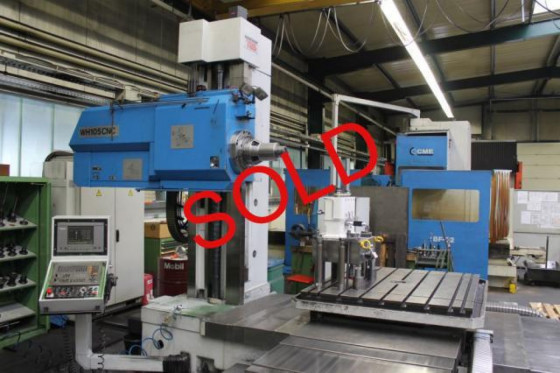 Tos WH 105 CNC with TNC 426 - 5 Axis CNC boring machine used | Mach4Metal