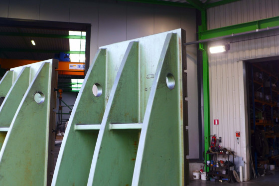 (3x) Angle plates 2500 x 1000 x 800 mm Angles plate used | Mach4Metal