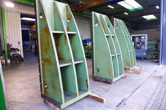 (3x) Angle plates 2500 x 1000 x 800 mm Angles plate used | Mach4Metal