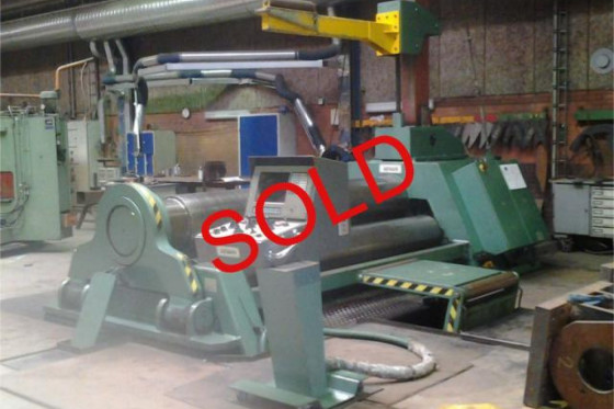 ROUNDO CNC plate bending blechrundbiege plaatwals 4 roll plate bender ...