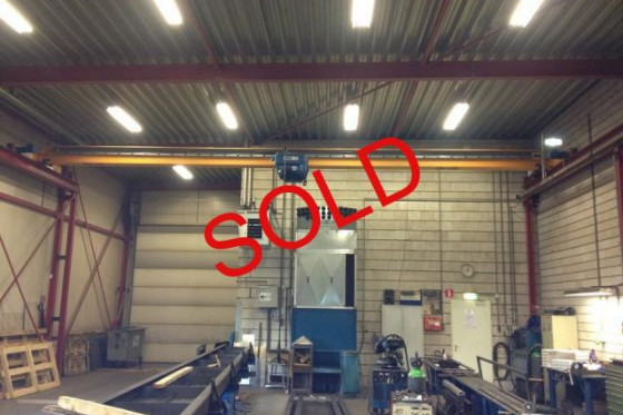 Enkelligger bovenloopkraan Overhead travelling crane used | Mach4Metal