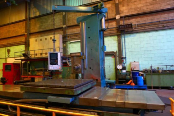 TOS - Tos whn 13.8 C with heidenhain bohrwerk borer CNC boring machine ...