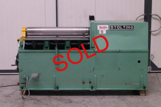Stolting lisse one pass rolling & curving machine 2 roll plate bender ...