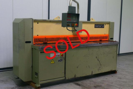 Safan schaar Hydraulische tafelschere Safan Guillotine used | Mach4Metal