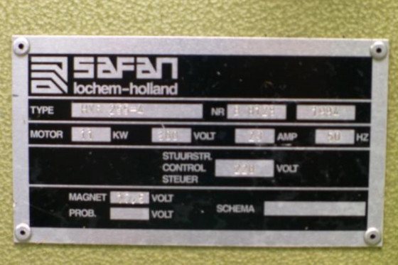 Safan schaar Hydraulische tafelschere Safan Guillotine used | Mach4Metal