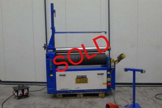 Lisse 2 roll curving machine 2 roll plate bender used | Mach4Metal