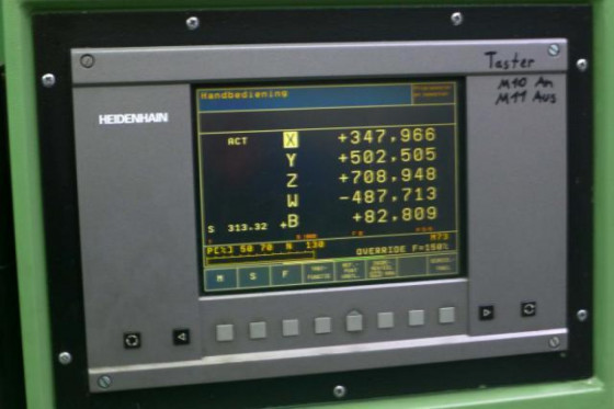 TOS - Tos Wh105CNC tisch bohrwerk kotterbank CNC boring machine used ...