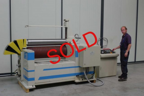 2 roll one pass machine Urethan 2 roll plate bender used | Mach4Metal