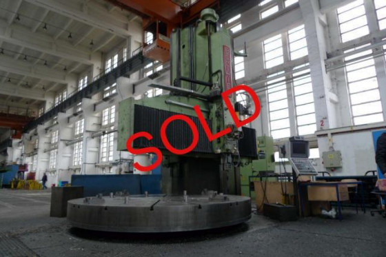 Vertical borer cnc controlled Berthiez 9135 CNC Vertical lathe used | Mach4Metal